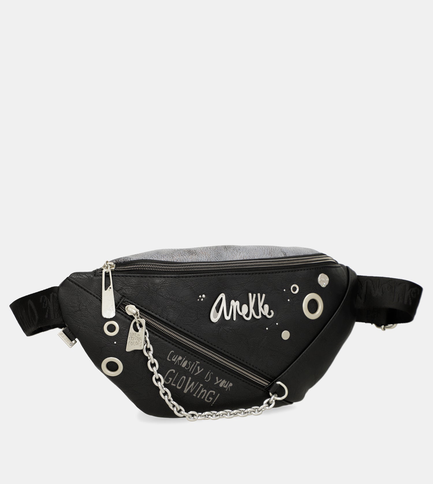 Crust black fanny pack – Anekke